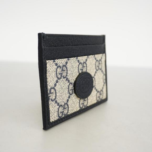 Gucci | Bags | Gucci Black Tan Leather G Interlocking Case Card | Poshmark